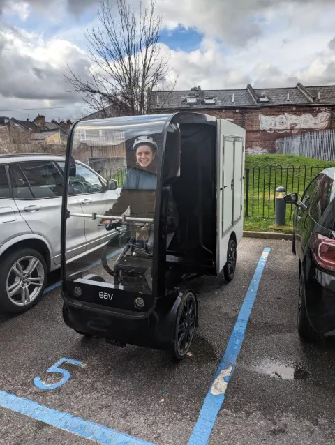 E-cargo bikes could help staff get to patients faster | Guy's and St Thomas' NHS Foundation Trust